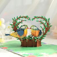 China Happy Birthday Gift 3d Pop Up Greeting Card OEM / ODM for sale