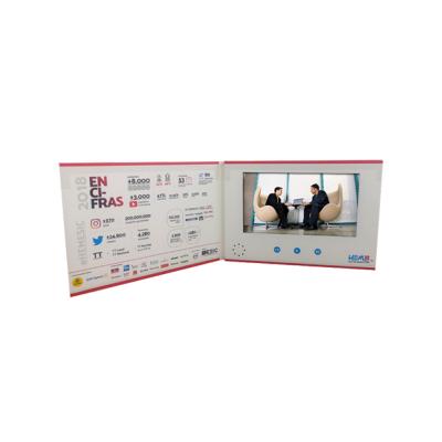 China 32GB 7 Inch Lcd Video Business Cards Wedding Congratulations for sale