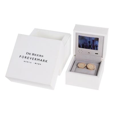 China ODM USB LCD Ring Video Gift Box 2.4 inch Autoplaying For Girlfriend and Wife for sale