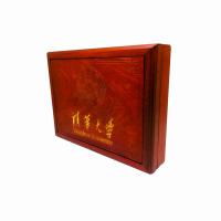 China Wooden School Presentation Boxes With LCD Screen Video Brochure Wooden Box Customized for sale