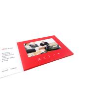 China 7 Inch IPS Softcover Video Brochure for Customized A5-Sized Cards with 1500mah Battery for sale