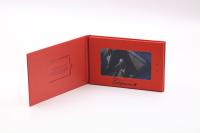 China LCD Video Brochure Card with Image Format PNG and Video Upload Connect USB Cable for sale