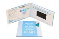 China Advertising Video Brochure Mailer Music Format APE LCD Video Greeting Cards OEM ROHS Certificate for sale