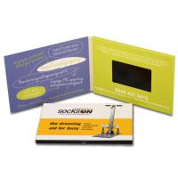 China LCD Video Business Card for Business Promotion High Memory and Multiple Control Buttons ROHS CE FCC Certified for sale