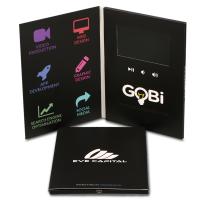 China Advertising Video Brochure Mailer , LCD Video Greeting Cards OEM ROHS Certificate for sale