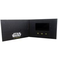 China 4.3 inch LCD Video Brochure Card with High Memory and Customizable Buttons WMA Music Format Business Theme for sale