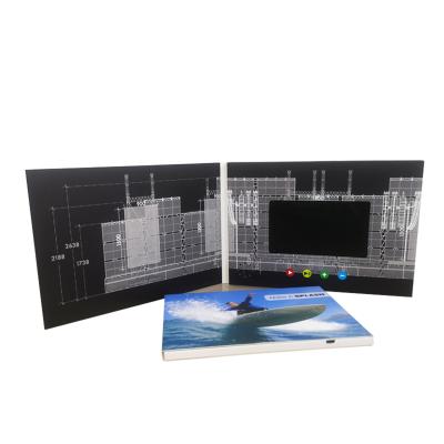 China Customized Video Brochure Cards with 2.4