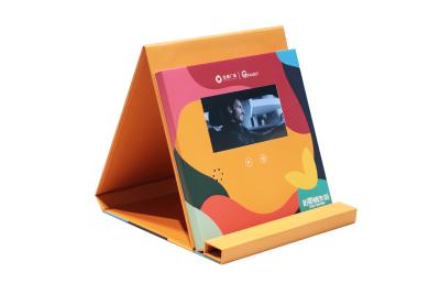 China Advertising Display 7-Inch Video Brochure Book LCD Booklet Desk Calendar for sale