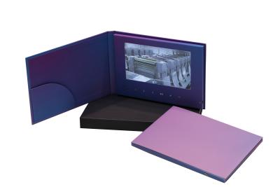 China 7 Inch LCD Media Player Brand Video Mailer Invitation Card For Business Marketing for sale