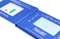 China Colorful 7 Inch Lcd Video Brochure Card Promotional Gift Customized for sale