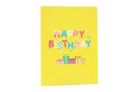 China 3D Greeting Card with Blank Message Space Unique Design for Birthday for sale
