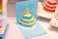 China Recyclable And Artificial Style 3D Greeting Card For Corporate Events , Promotional Campaigns for sale