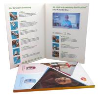 China Card Type LCD Video Brochure Card With LCD Screen For Premium Presentations & Events for sale