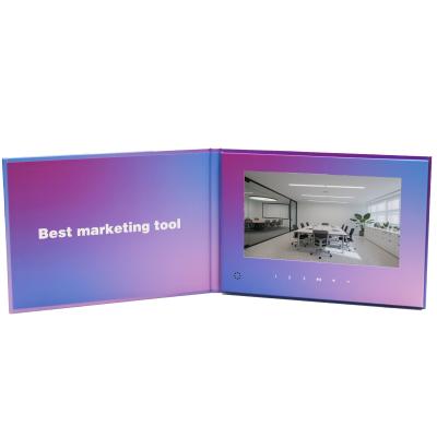 China 10.1 Inch LCD Video Brochure Card with 128MB-32GB Memory for sale
