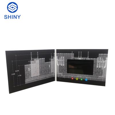 China 1920 X 1080 Pixels Resolution 4.3” LCD Video Folder with High Resolution and CMYK Printing for sale