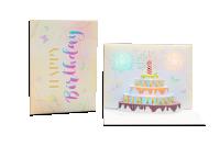 China Recyclable 3D Pop Up Greeting Card with Blank Message Space Personalization Option for sale