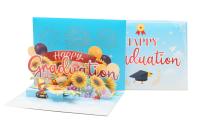 China Card Eco-friendly Material 3D Pop Up Greeting Card with Blank Message Space for sale