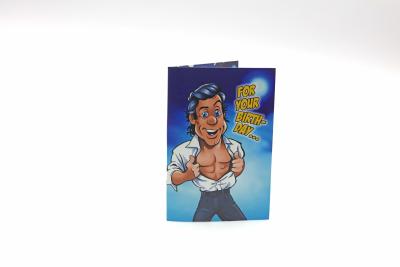 China Personalization 3D Pop Up Greeting Card Recyclable Blank Message Space for sale