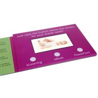 China GIF Image Format LCD Video Business Cards with 2GB Memory and WMA Audio Format for sale