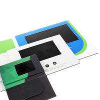 China Card Type LCD Video Brochure Card With LCD Screen For Premium Presentations & Events for sale