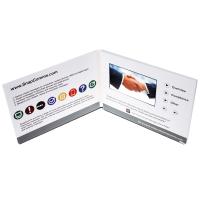China Built-in Flash Memory Digital Video Brochure Auto-Play Built-in Speaker For Event Invitations for sale