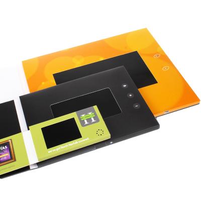 China Art Collectible LCD Video Book with 600Amh-6000Amh Battry Capacity and Customized 128MB-16GB Flash for sale