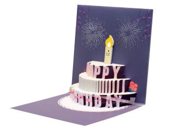China Make Your Greetings Stand Out with a 3D Pop Up Greeting Card Recyclable and Beautiful for sale