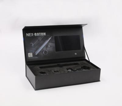 China Customized LCD Screen Video Gift Box with MDF Material for sale