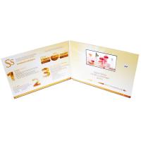 China Customizable 3.6” LCD Video Folder with 128MB Memory and Professional CMYK Printing for sale