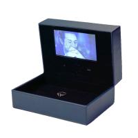 China Customized LCD Screen Video Gift Box Video Format MP4 MDF Material 4 Color Print Method for sale