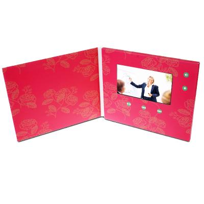 China Region LCD Video Brochure Card with CMYK Printing and 128MB-32GB Memory Capacity for sale