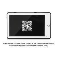 China 480*272 Resolution LCD Screen Video Gift Box with 4 Color Print Method and Customized Style for European Market for sale