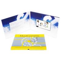 China 7 Inches LCD Video Folder with Leather Cover and Plastic Inner Frame Supporting MKV Video Format for sale