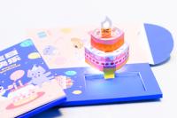 China Three-dimensional Pop-up 3D Greeting Card Customizable Options Suitable for Corporate Gifts Invitations and Special Celebrations for sale