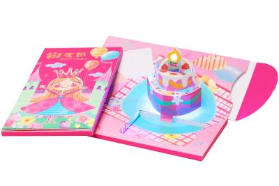 China Accepted OEM Custom Greeting Card 3D Greeting Card Pop Up Cards Suitable for Client Appreciation and Seasonal Greetings for sale