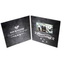 China Cardboard With Glossy Finish LCD Video Brochure Card In A4 Or Customized Dimensions Suitable For Corporate Presentations for sale