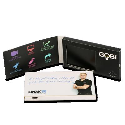 China A4 A5 A6 Or Other Card Size LCD Video Cards Equipped With HD Super TFT LCD Screen Suitable For Digital Signage Solutions for sale