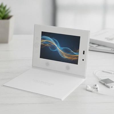 China A5 Or A4 LCD Video Brochure Card Including MP3 Audioformat Supported Designed to Enhance Messaging and Visual Storytelling for sale