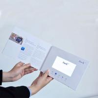 China 4.3 Inch Lcd Screen Greeting Card 128MB Paper Material For Business Gift for sale