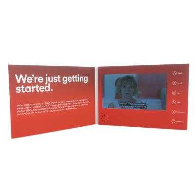 China USB HD LCD Video Brochure Card ODM for marketing promotion CE ROHS certificate for sale