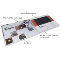China Large Battery LCD Video Brochures , 10.1 Inch LCD Video Greeting Cards Blank OEM for sale