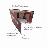 China 7inch TFT Panel Video Brochure Business Card With LCD Screen for sale