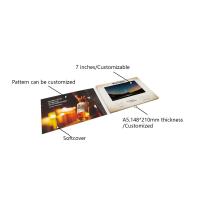 China Paper Craft LCD Video Brochure Card 10.1 inch 1024x600 Resolution for sale
