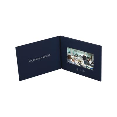 China ODM LCD Video Brochure Card promotional for marketing 148×210mm size for sale