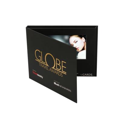 China 7 inch HD LCD Video Brochure Card Full Color 256MB Memory Hard paper material for sale