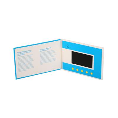 China 4.3 inch display video brochure A5 presentation folder video business card digital for sale