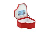 China Heart Shape USB LCD Screen Video Gift Box 3GP MKV Video format 512MB Memory for sale