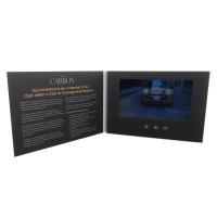 China 256MB Memory LCD Video Brochure Card ODM Emboss Printing For Business for sale