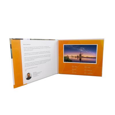 China LCD Display Video Business Card ODM For Advertising 1GB Memory for sale