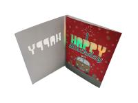China Autoplay A5  Birthday Sound Greeting Cards Musical With Sound Module for sale
